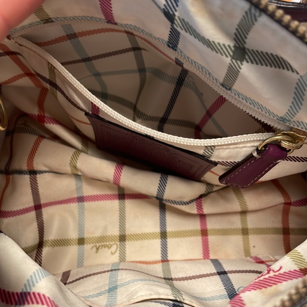 Coach Est. 1941 Purple With Signature Canvas - Gem